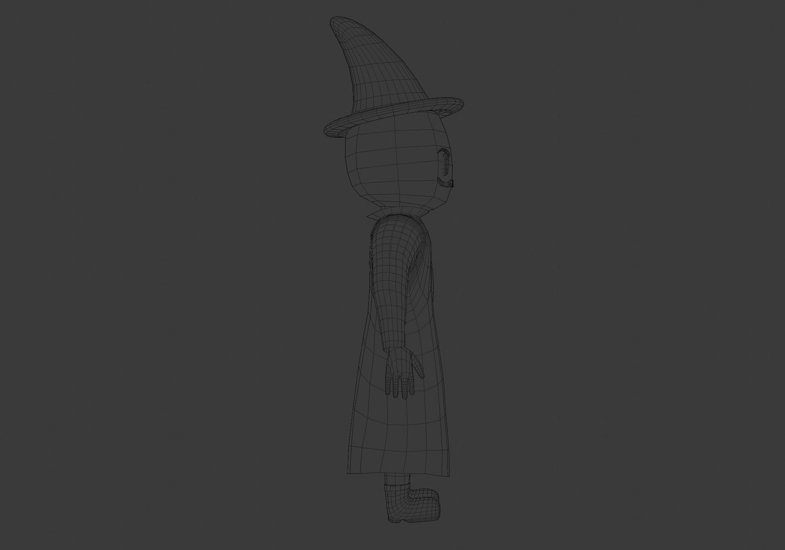 Old Cartoon Wizard Model - TurboSquid 1929946