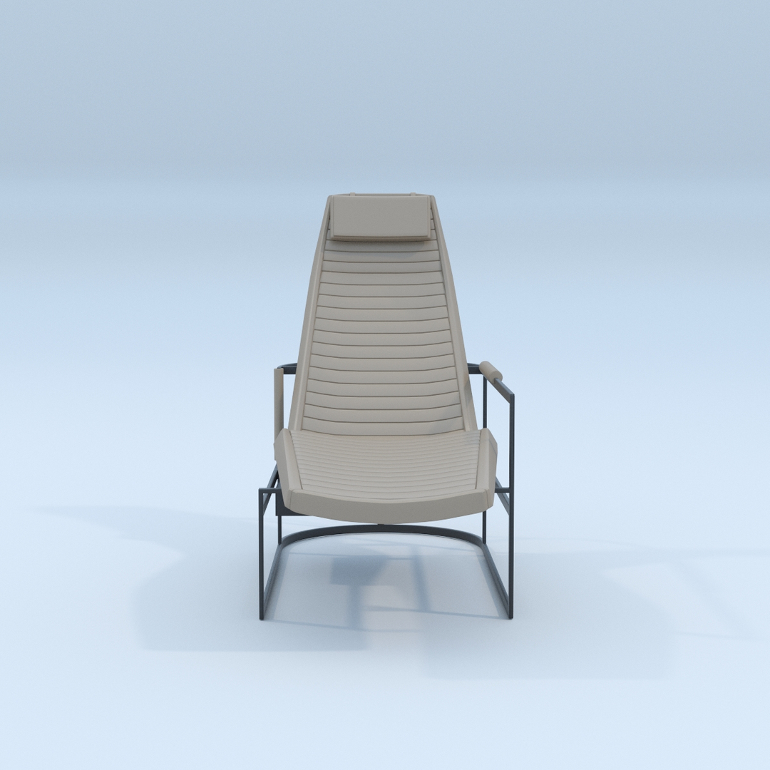 3d model chaise james