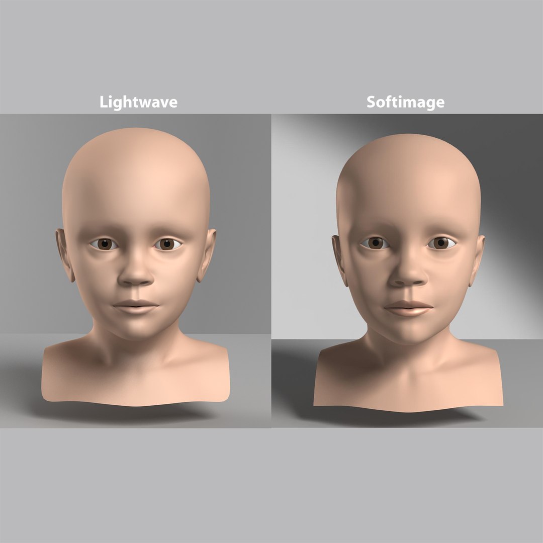 3d Model Child Head