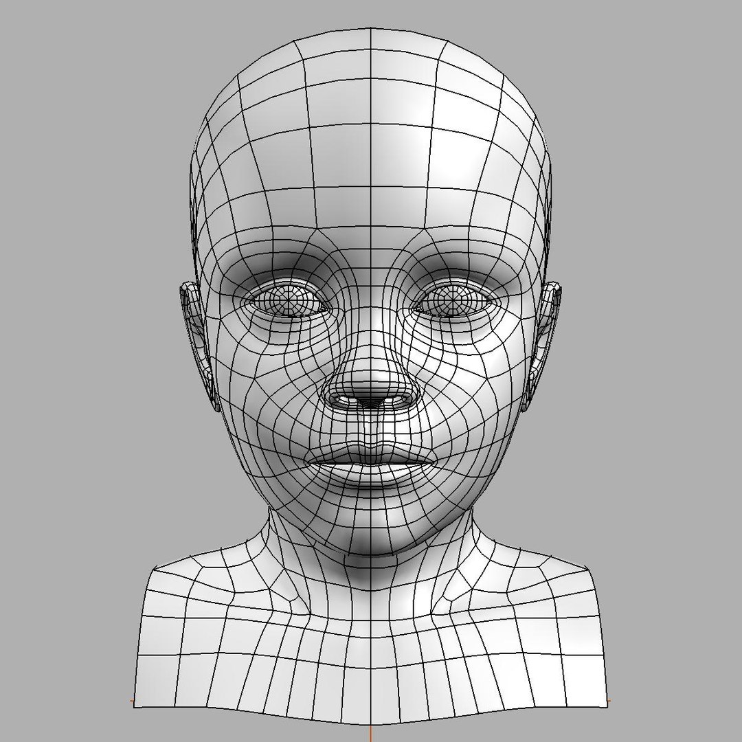 3d Model Child Head