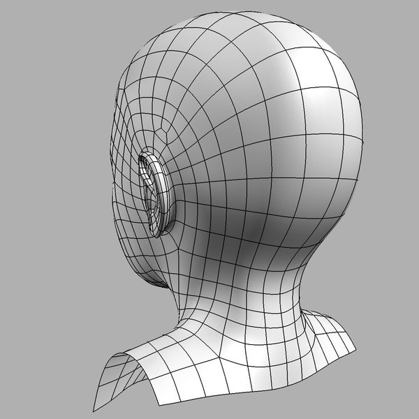 3d model child head