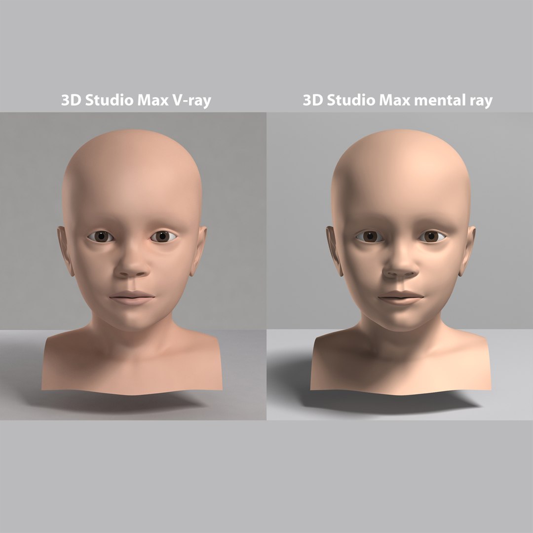 3d Model Child Head