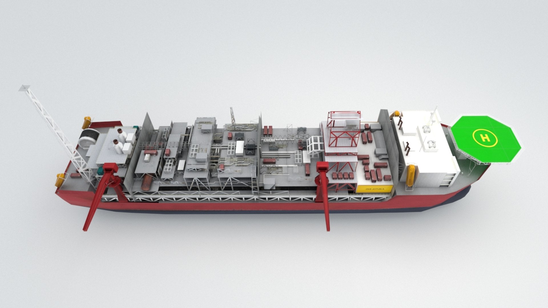 3D model fpso platform pack - TurboSquid 1194653