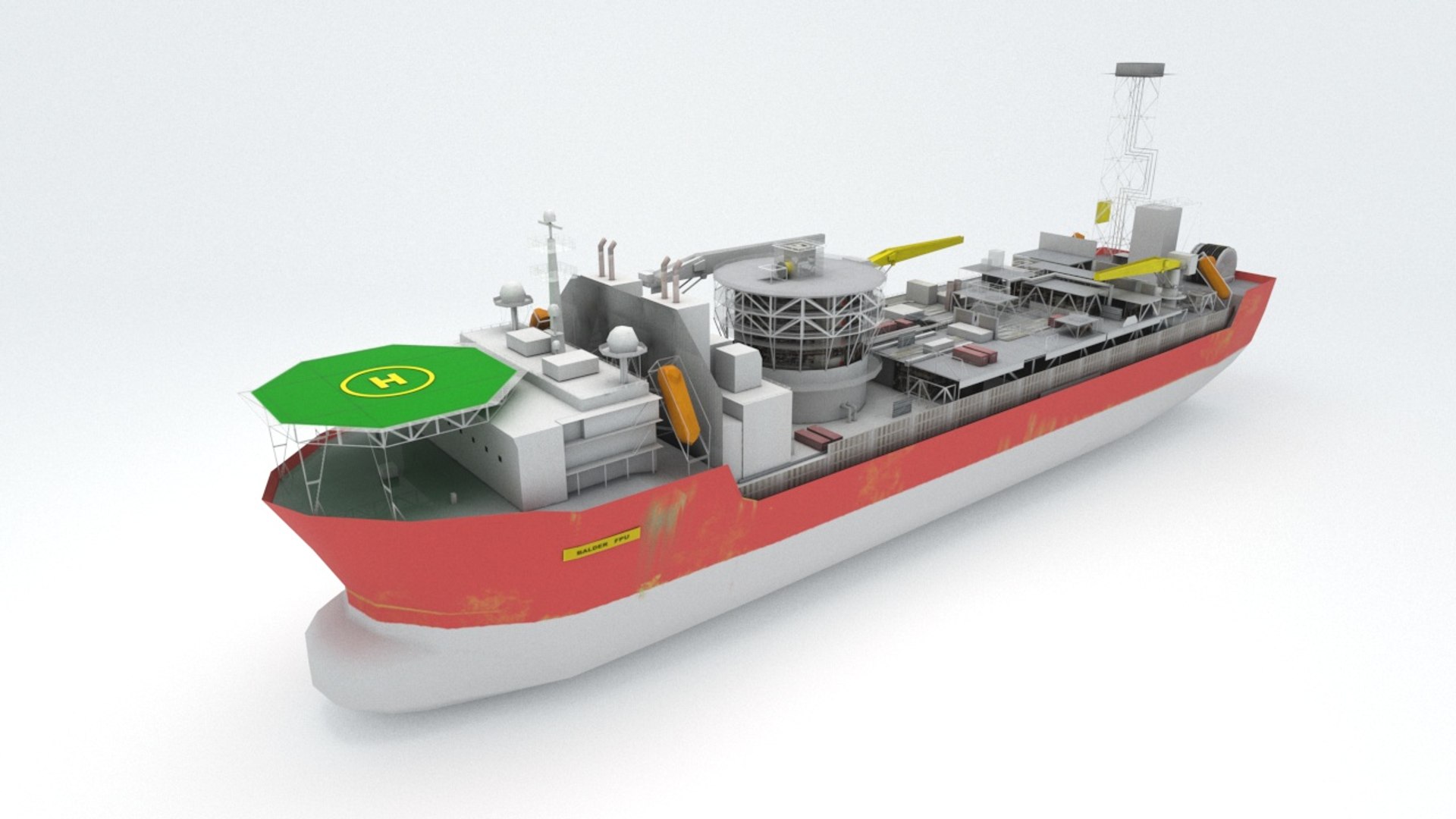 3D Model Fpso Platform Pack - TurboSquid 1194653