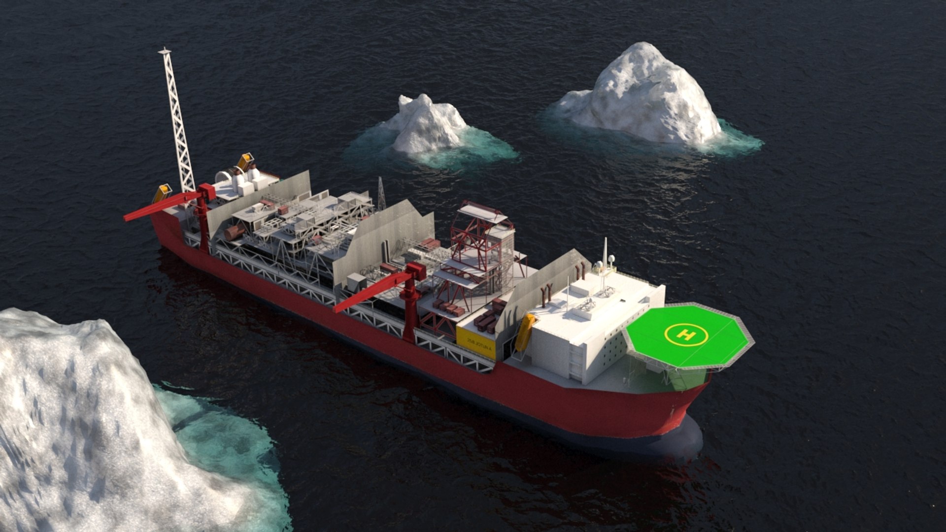 3D Model Fpso Platform Pack - TurboSquid 1194653