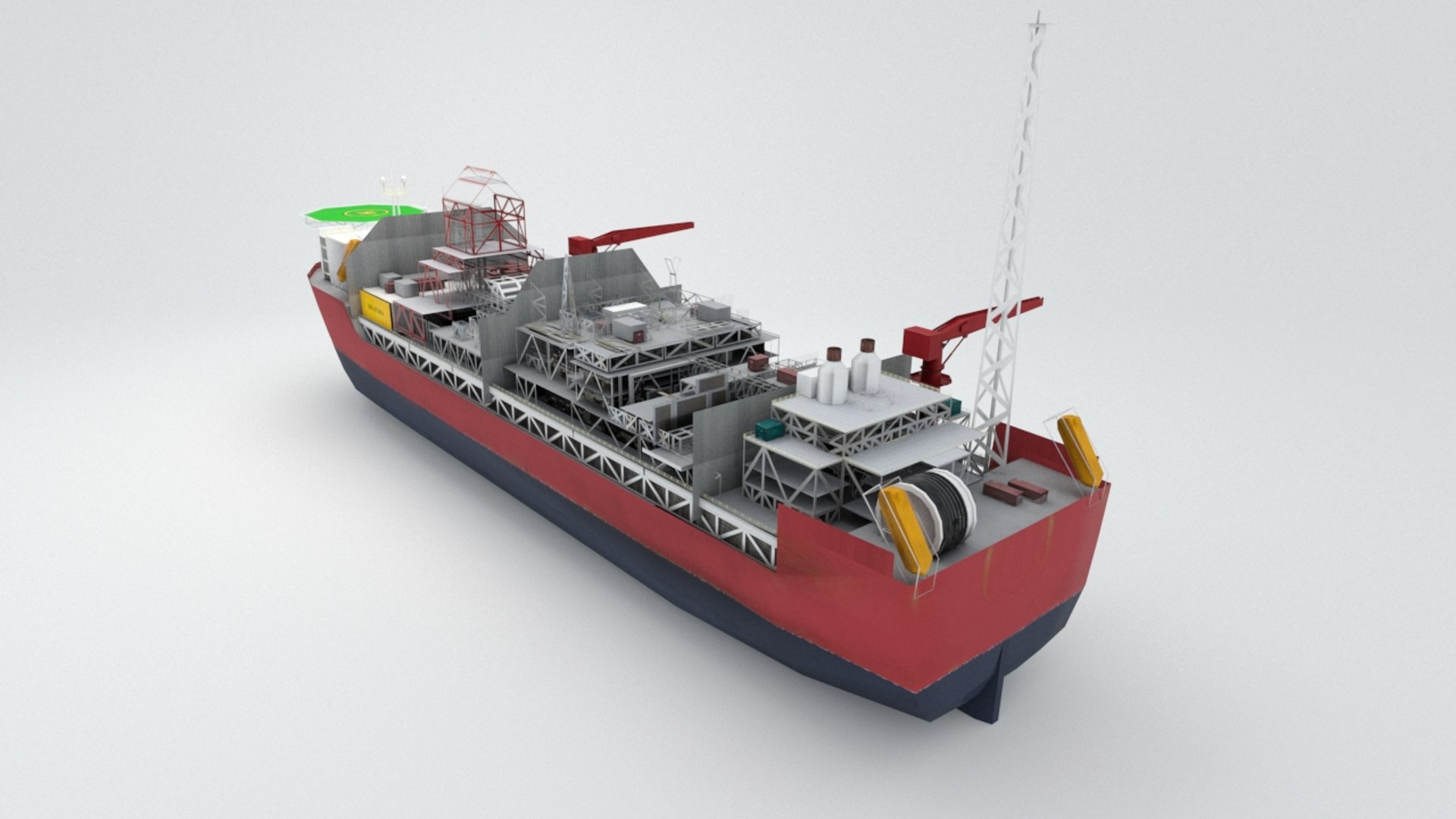 3D model fpso platform pack - TurboSquid 1194653