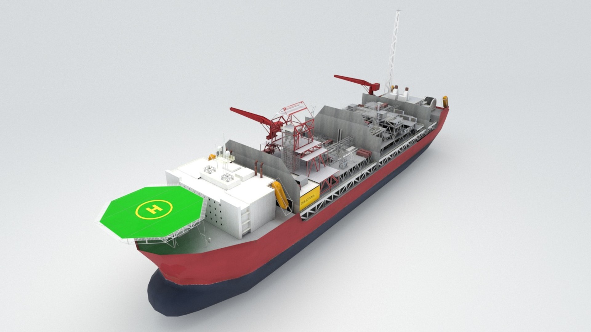 3D model fpso platform pack - TurboSquid 1194653