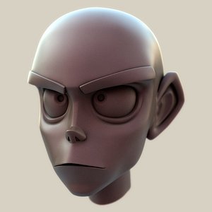 Low Poly Cartoon Head 3D Models for Download | TurboSquid