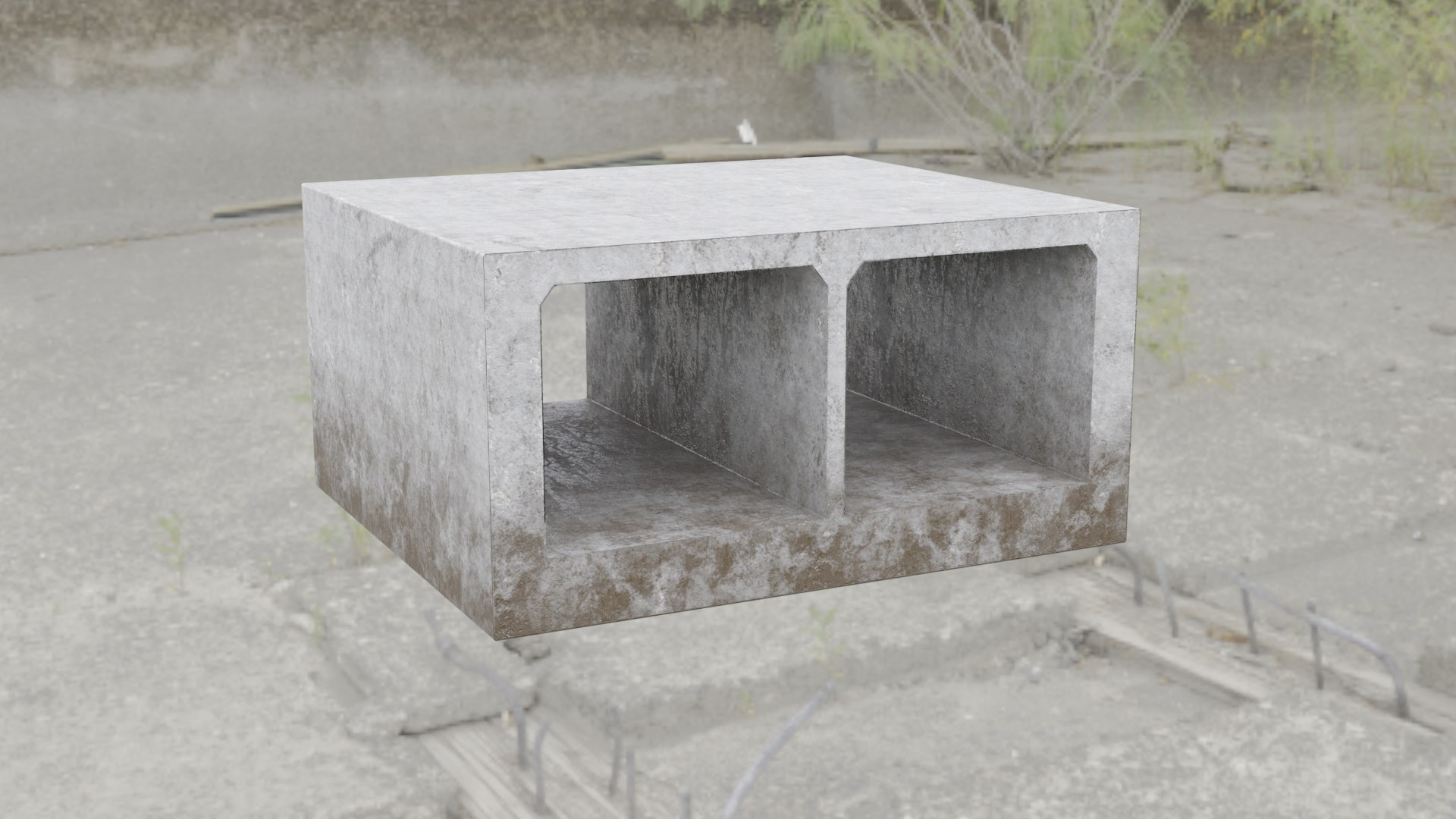 Culvert Entrance And Tunnel Piece Unity Unreal PBR Model - TurboSquid ...