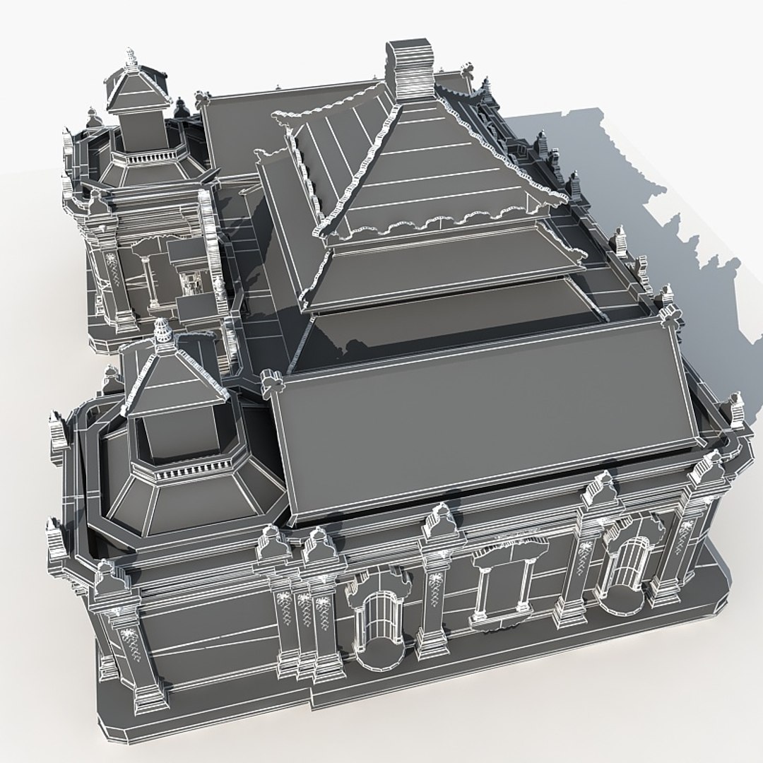 3D France Building Model - TurboSquid 1473090