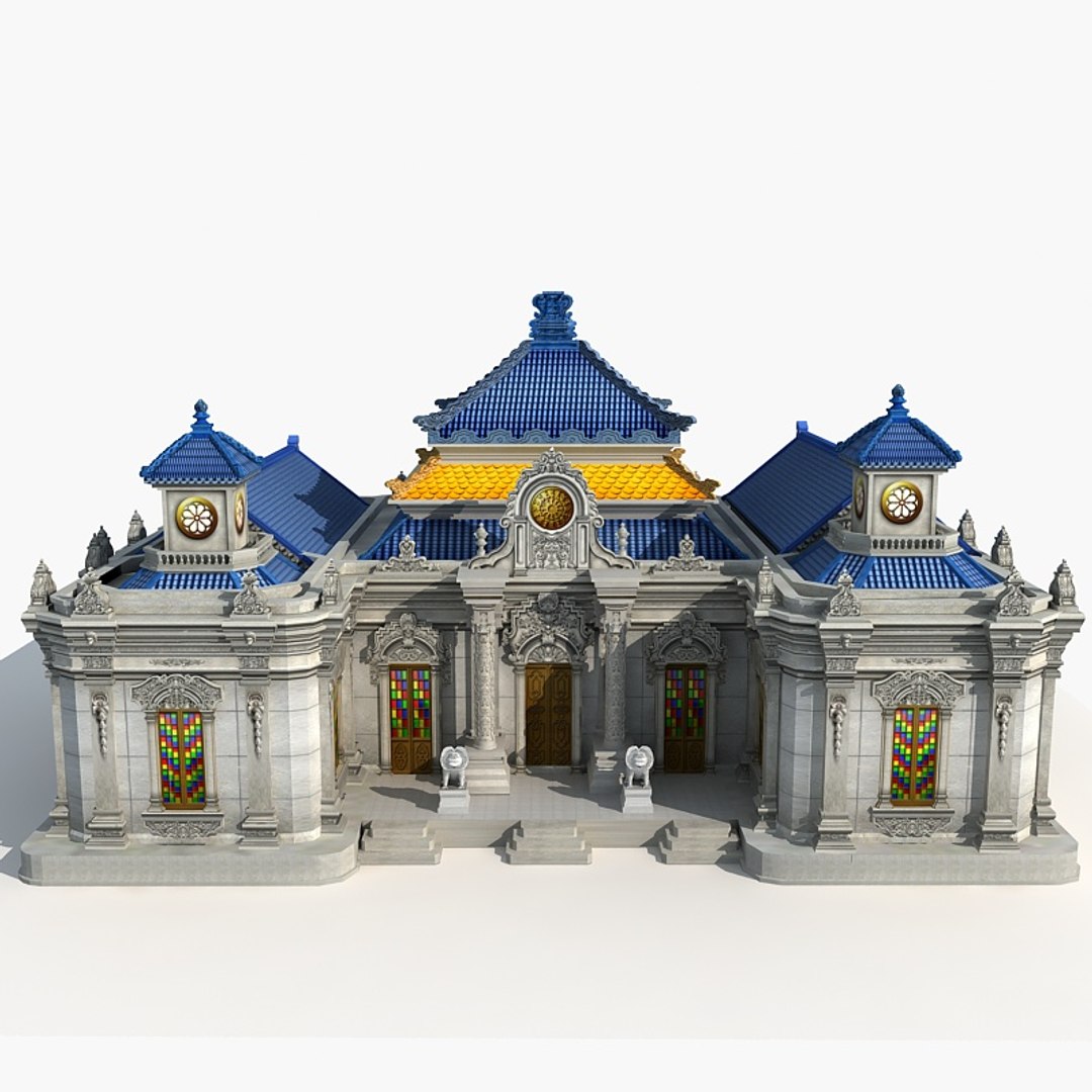3D France Building Model - TurboSquid 1473090