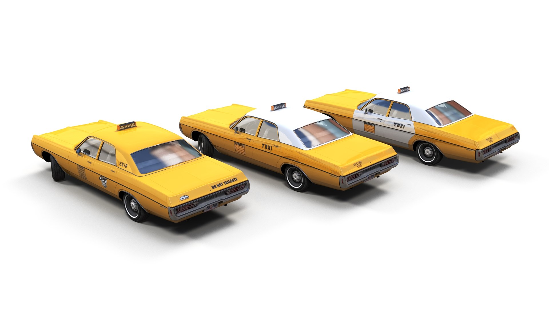 3D 70s Dodge Collection Model - TurboSquid 2202153