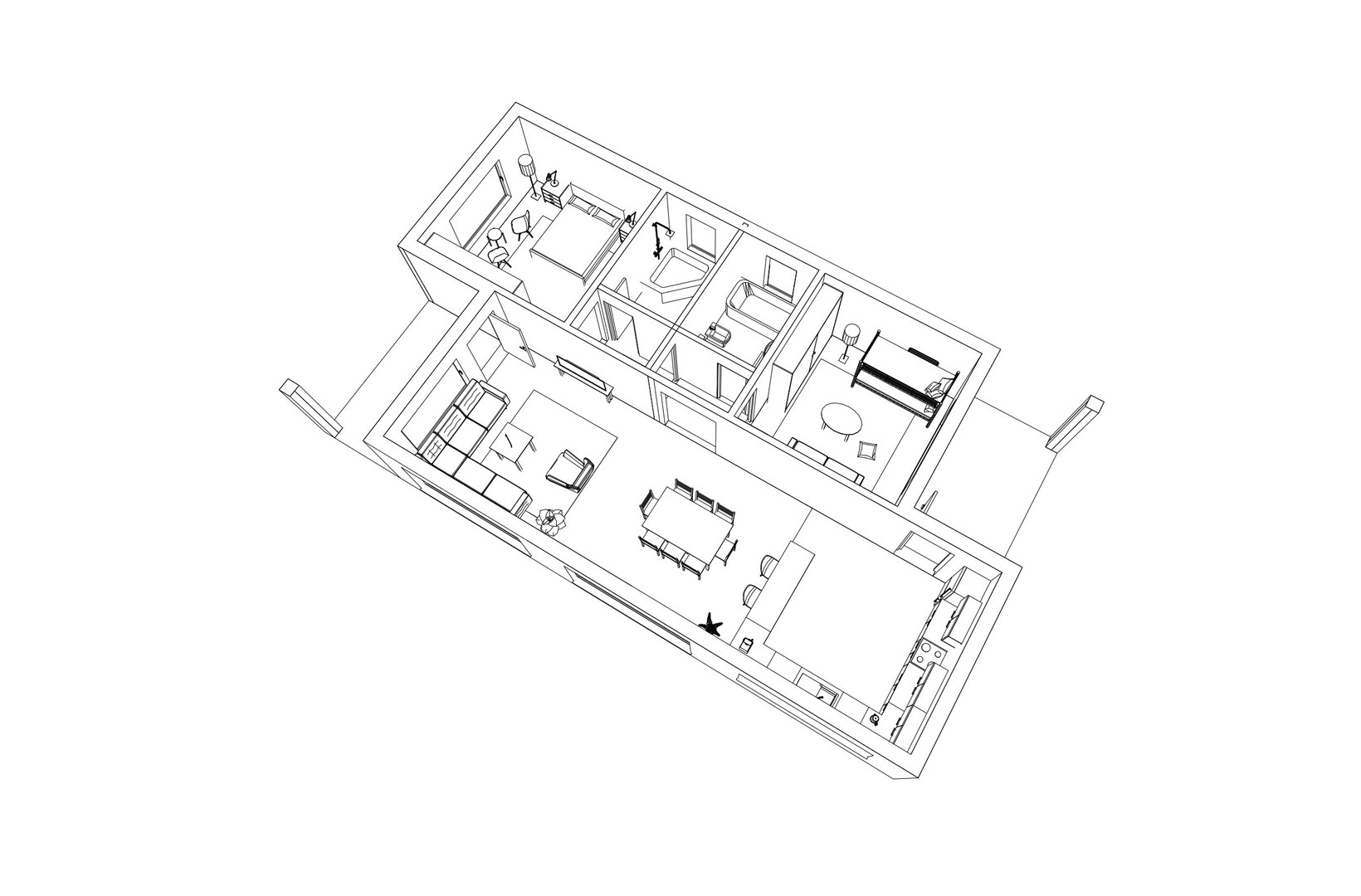 Apartment Design 3D Model - TurboSquid 2395339