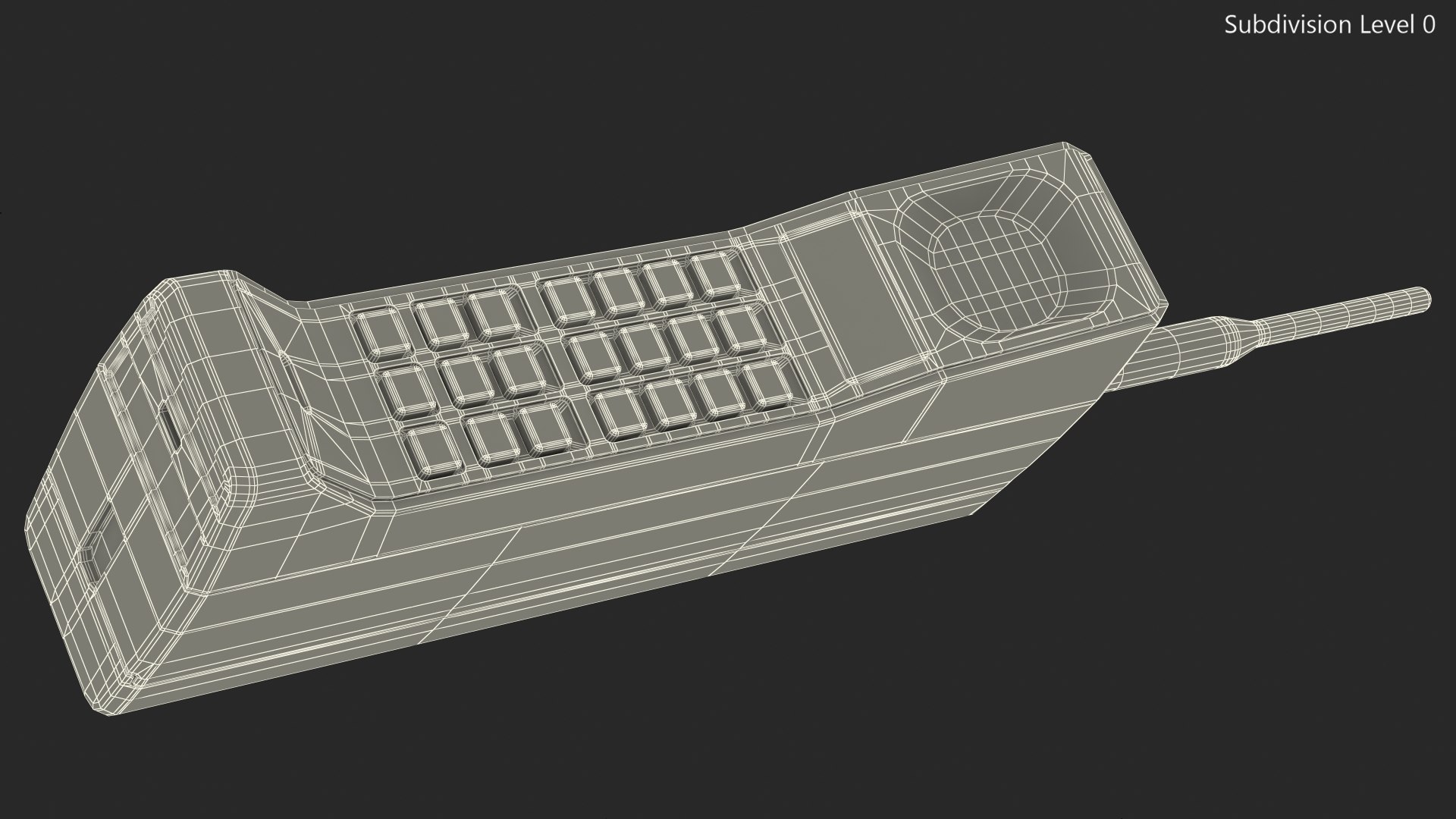Motorola DynaTAC 8500X Cellular Phone 3D - TurboSquid 1794530