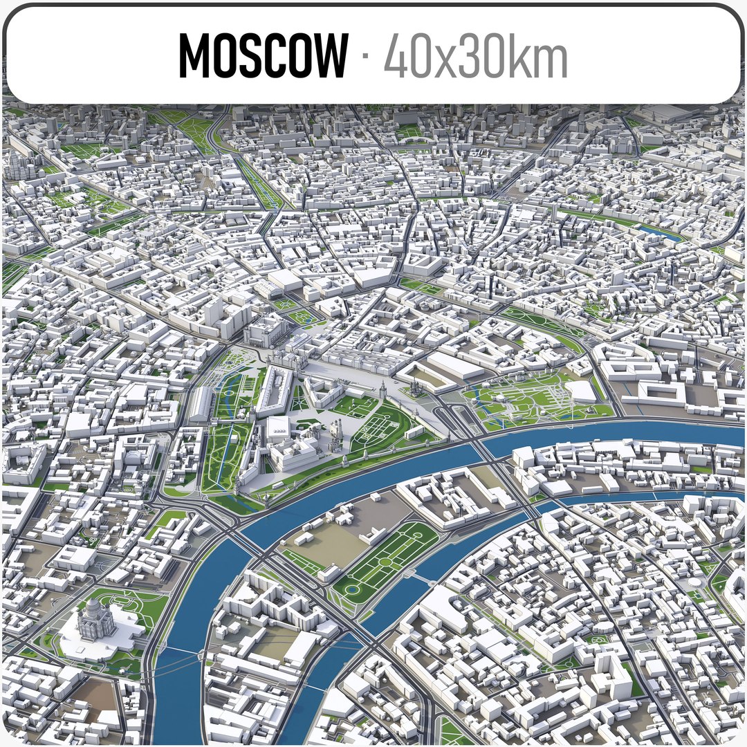 3D city moscow - - TurboSquid 1397264