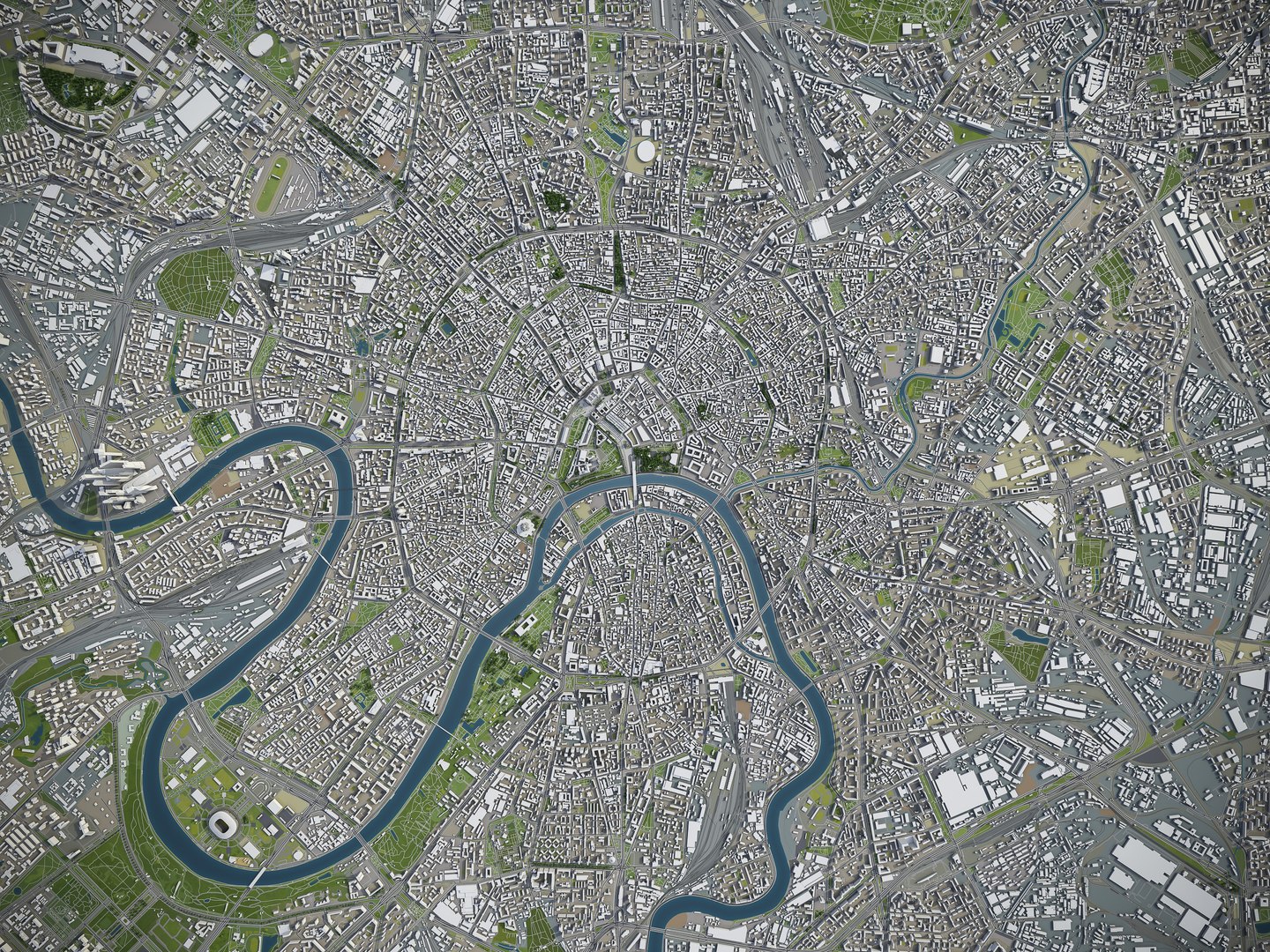 3D City Moscow - - TurboSquid 1397264