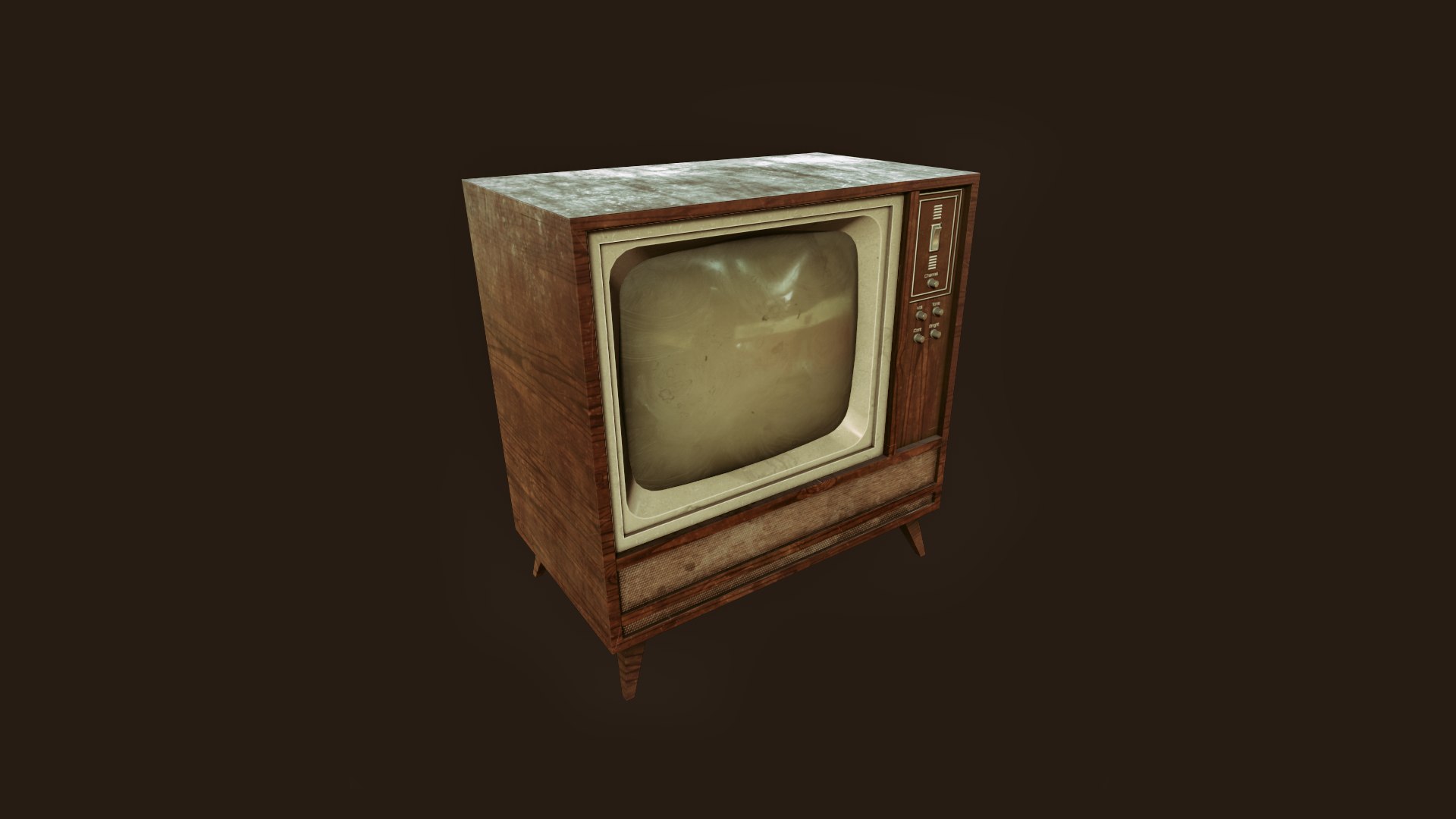 Retro TV 3D Model - TurboSquid 1771616