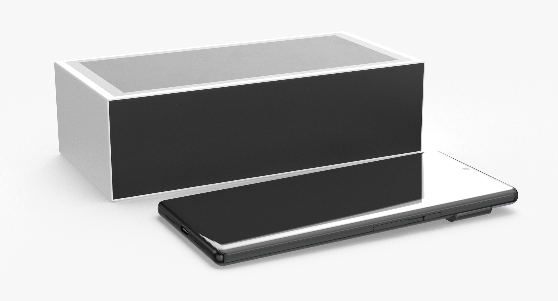 Cell Phone Type 03 Device And Box With Color Variations 3D Model ...