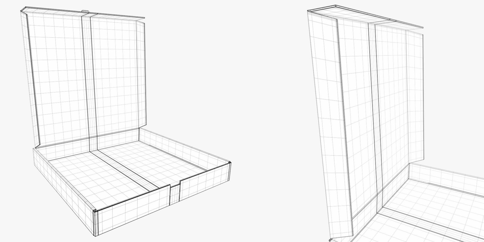 Half Open Pizza Box 3D Model - TurboSquid 1498479