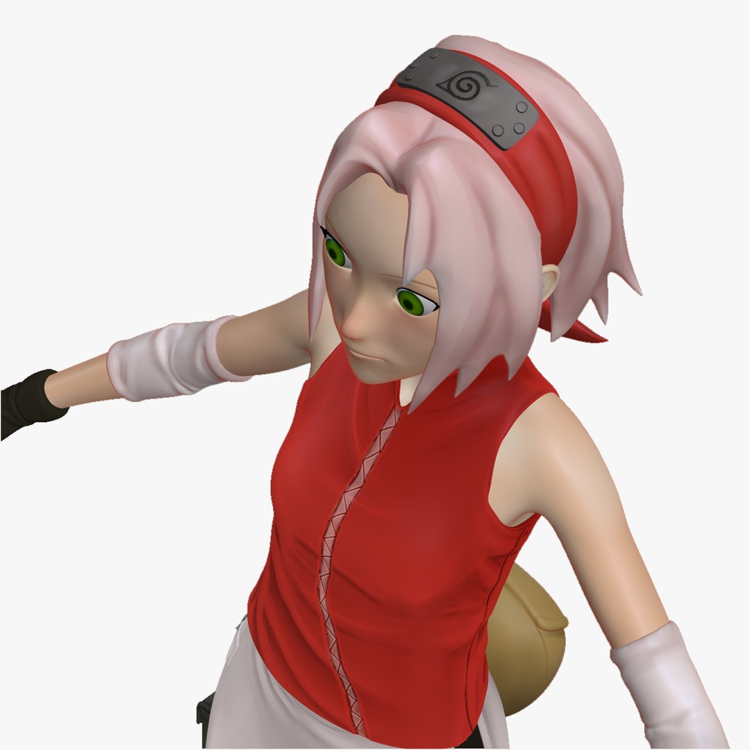 3d Sakura Shippuden Uved Model