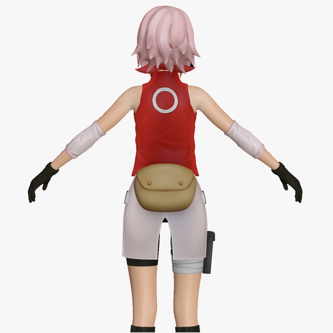 3d Sakura Shippuden Uved Model