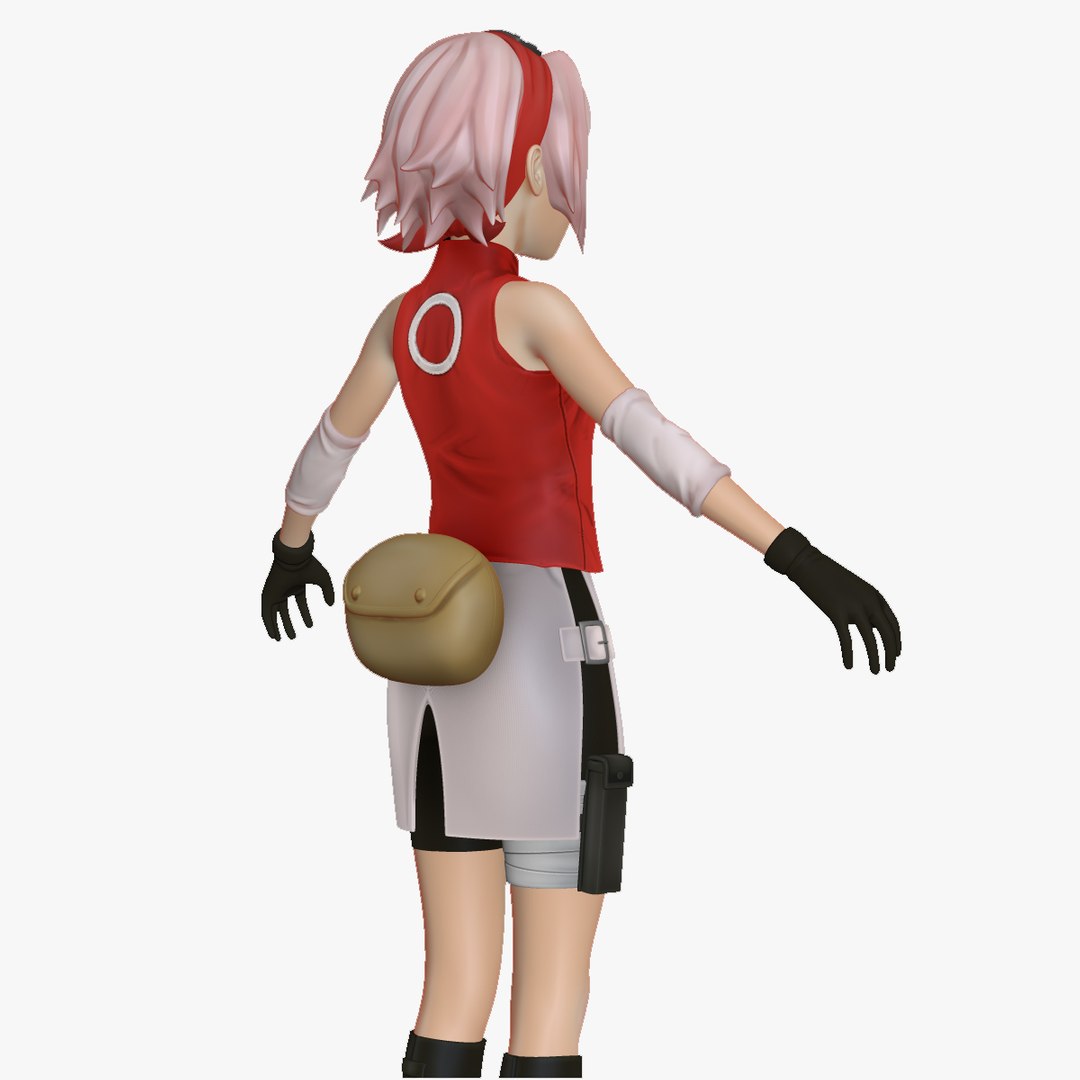 3d Sakura Shippuden Uved Model