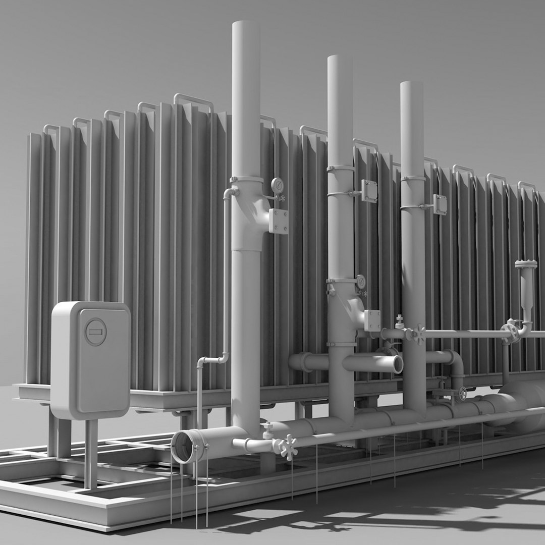 Industrial Pipes 3D Model - TurboSquid 2255422