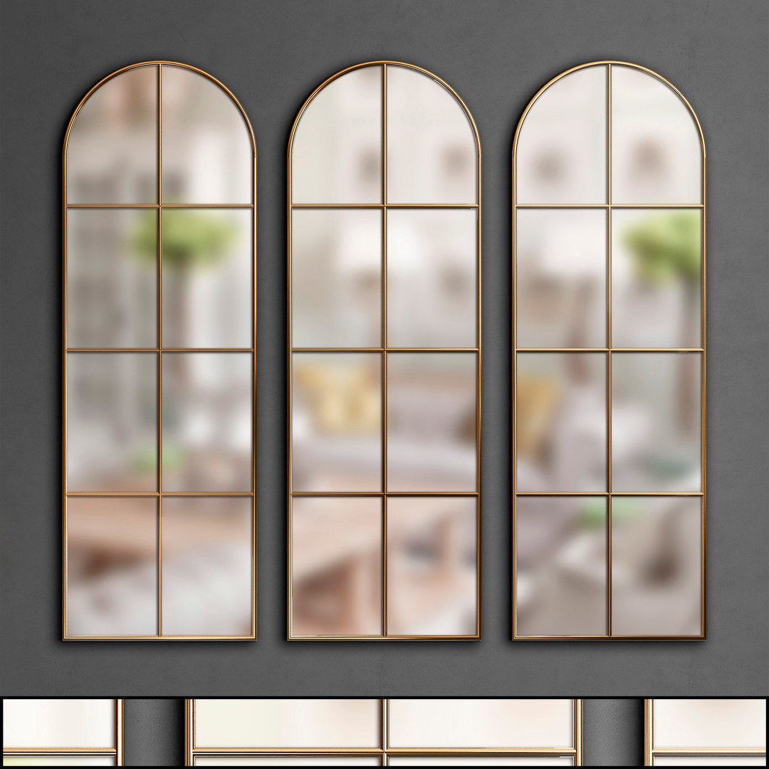 3D Mirrors Set 78 - TurboSquid 1606196