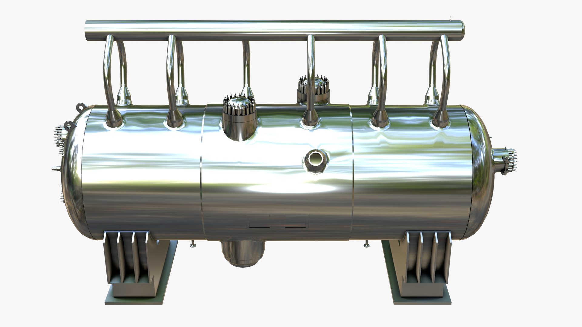 Steam generator from a nuclear power plant reactor 3D model ...