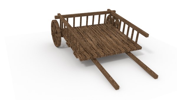 modelo 3d Carro de heno medieval - TurboSquid 1058166