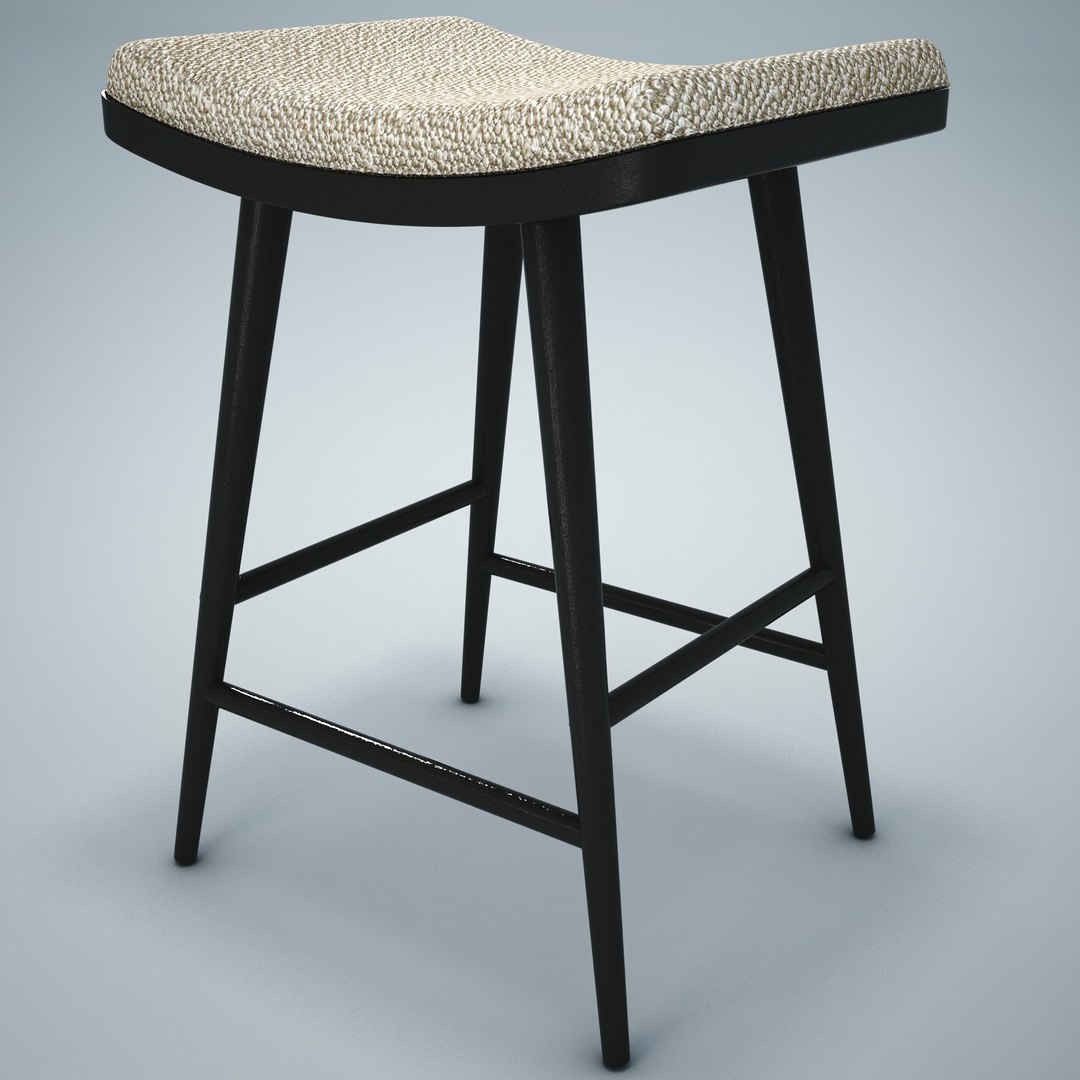 Blare Counter Stool 3D Model - TurboSquid 2349154