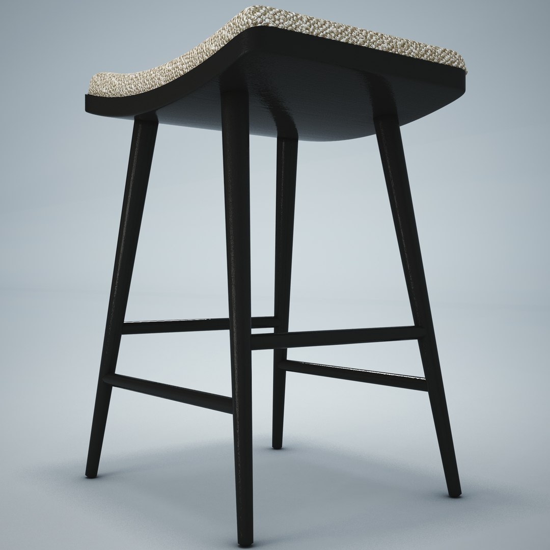 Blare Counter Stool 3D Model - TurboSquid 2349154