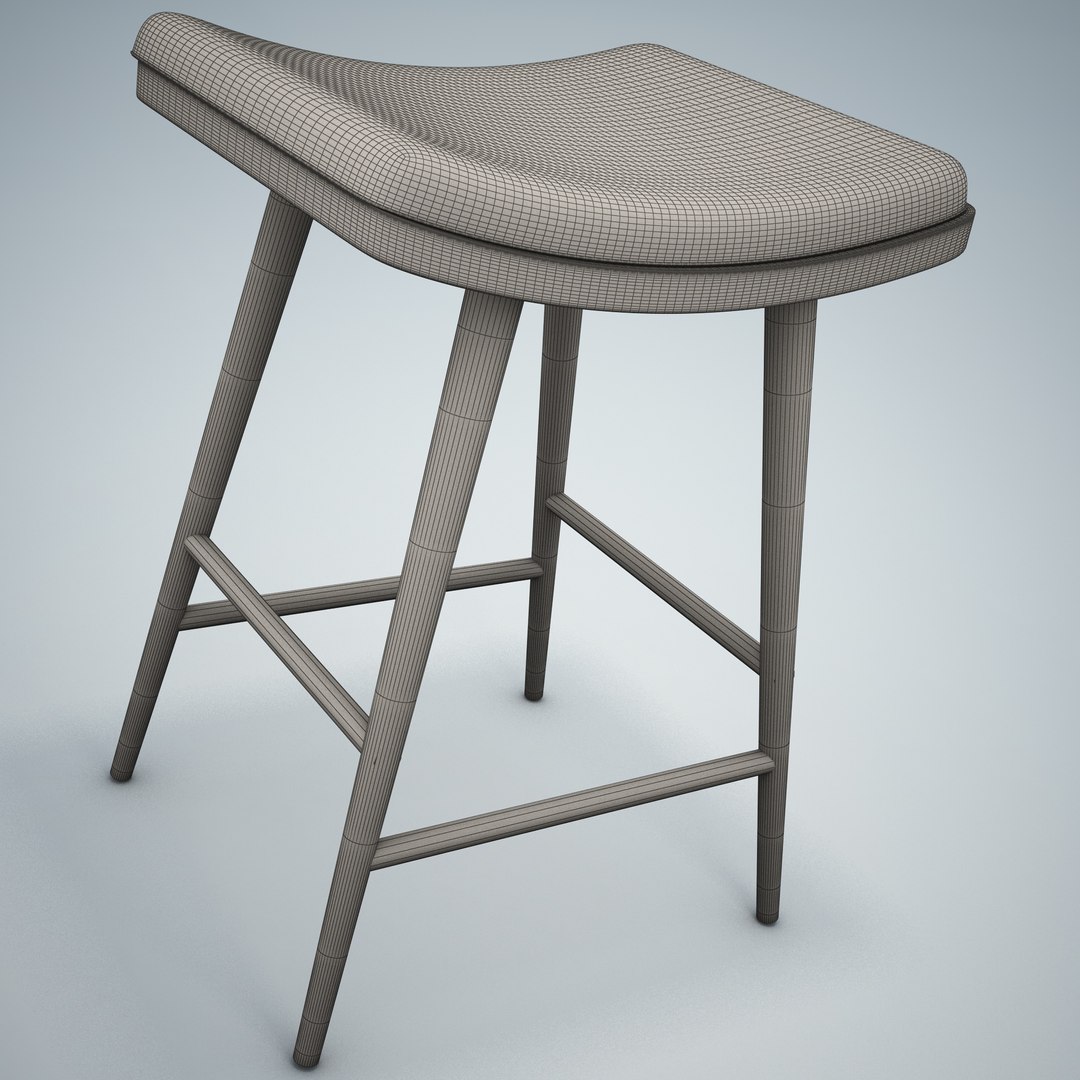 Blare Counter Stool 3D Model - TurboSquid 2349154