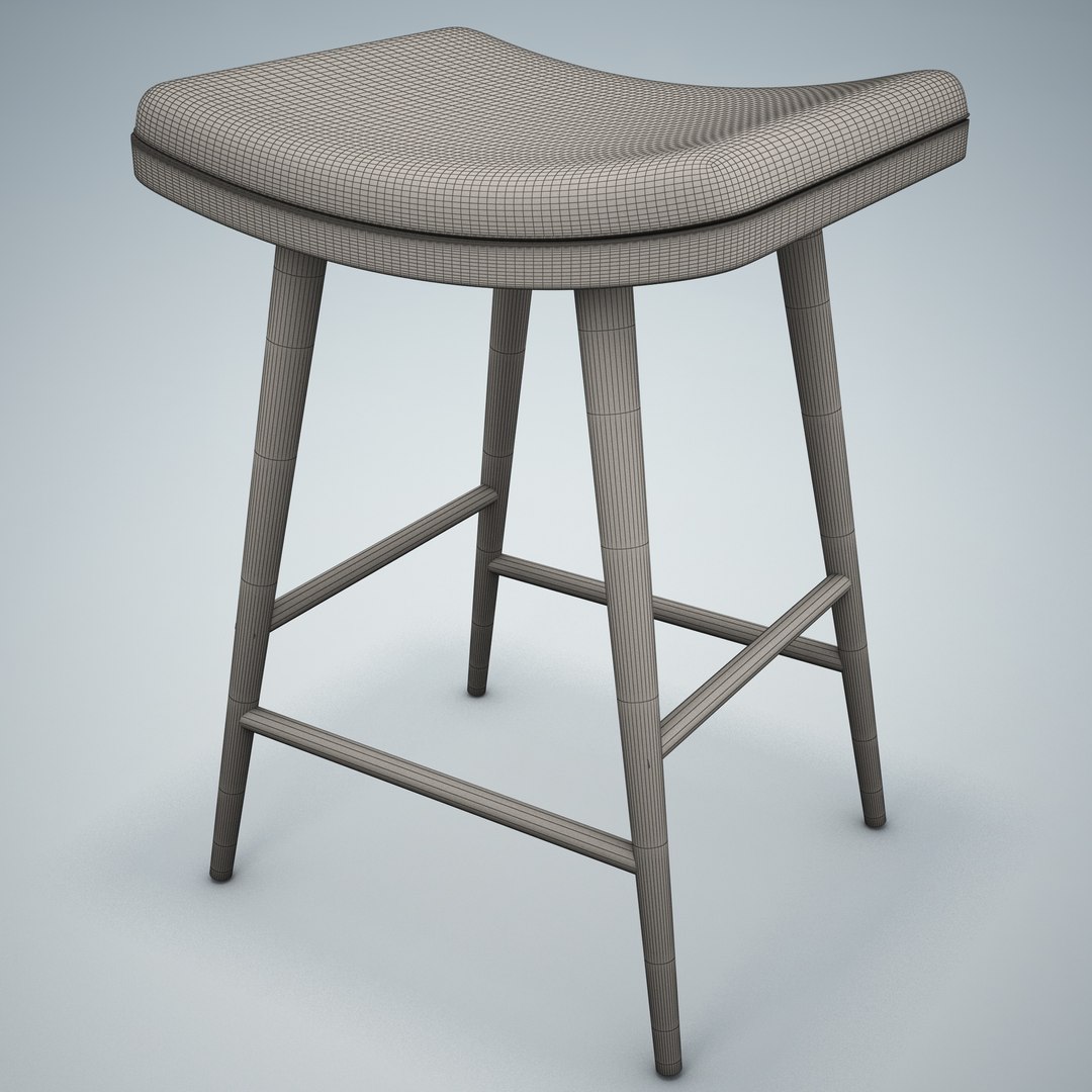Blare Counter Stool 3D Model - TurboSquid 2349154