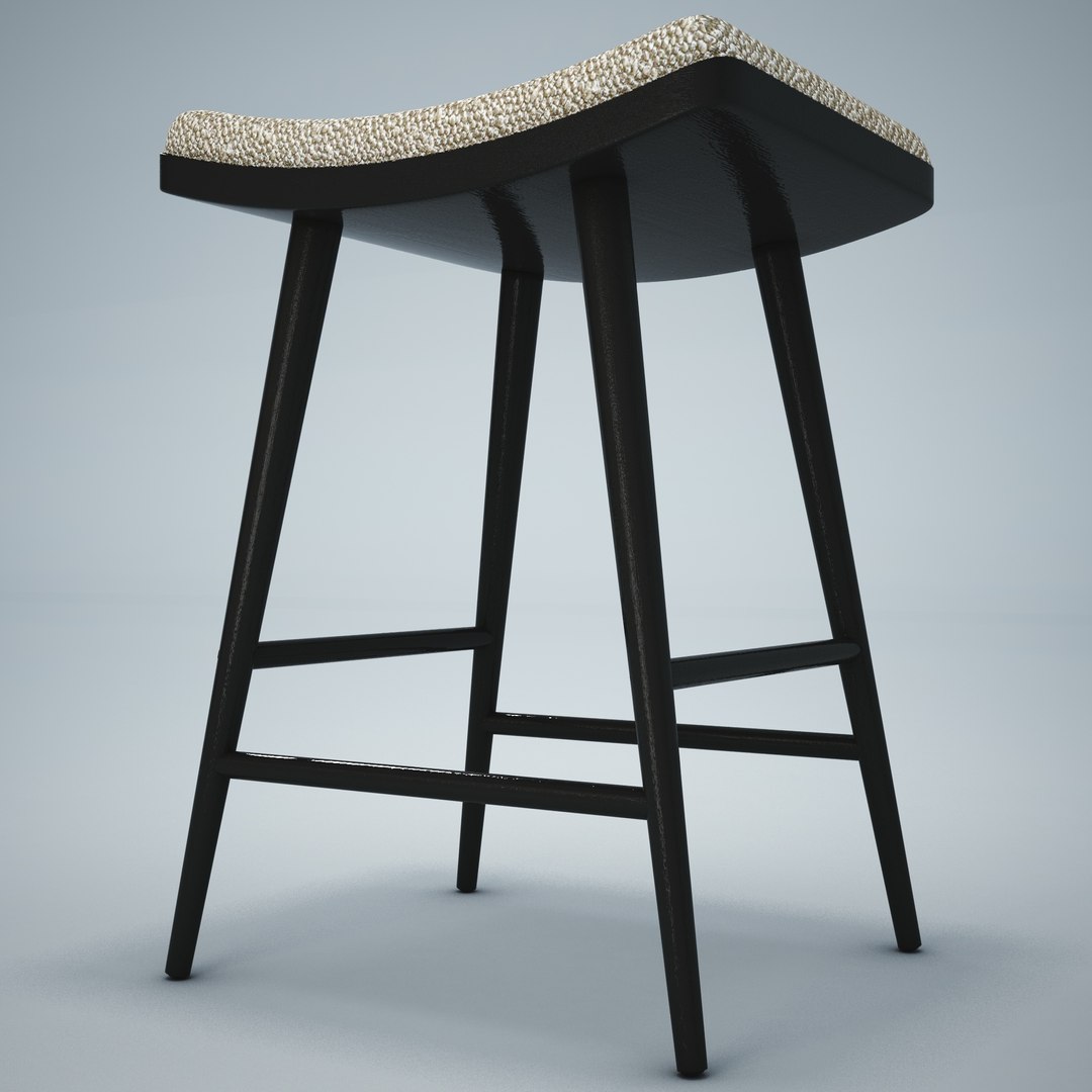 Blare Counter Stool 3D Model - TurboSquid 2349154