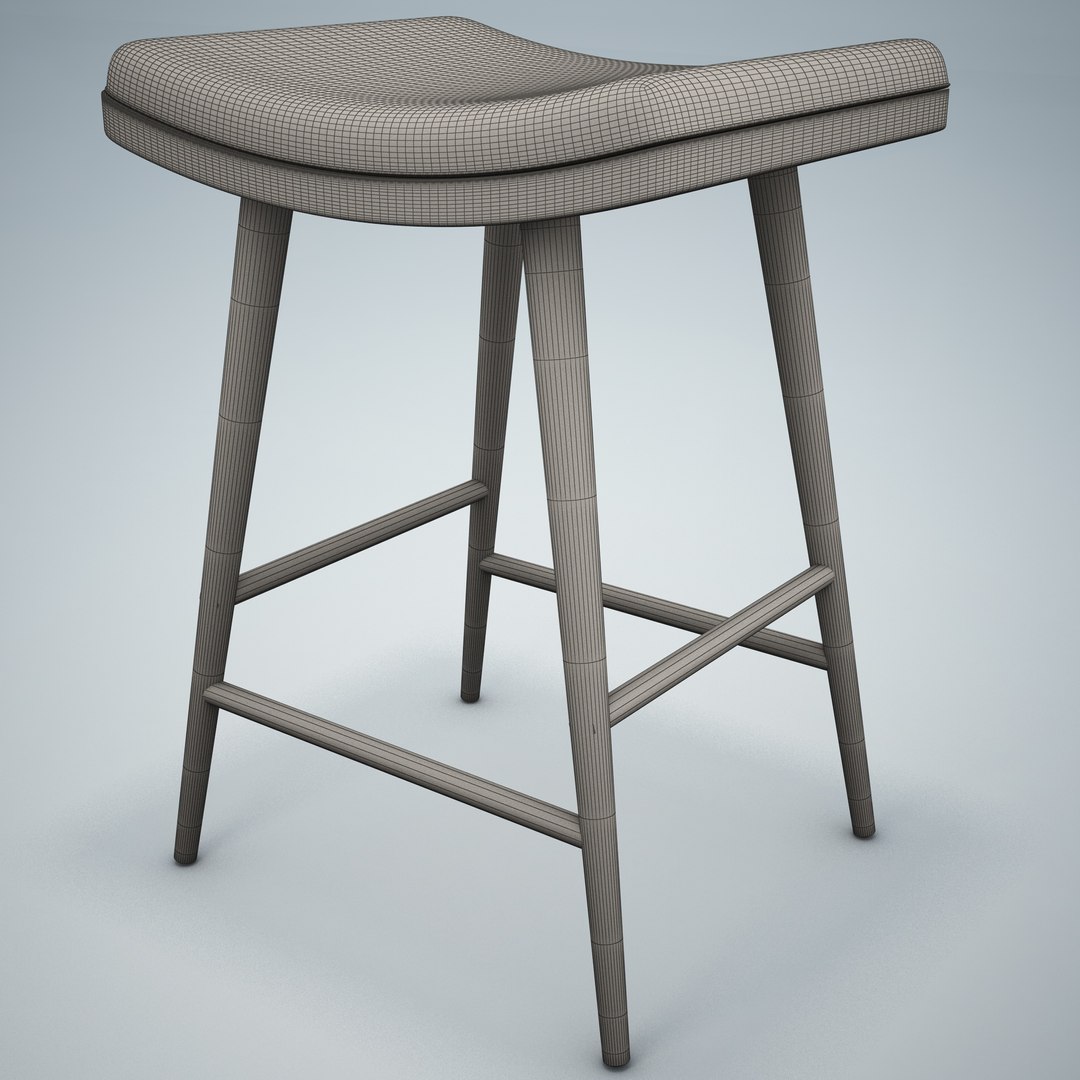 Blare Counter Stool 3D Model - TurboSquid 2349154