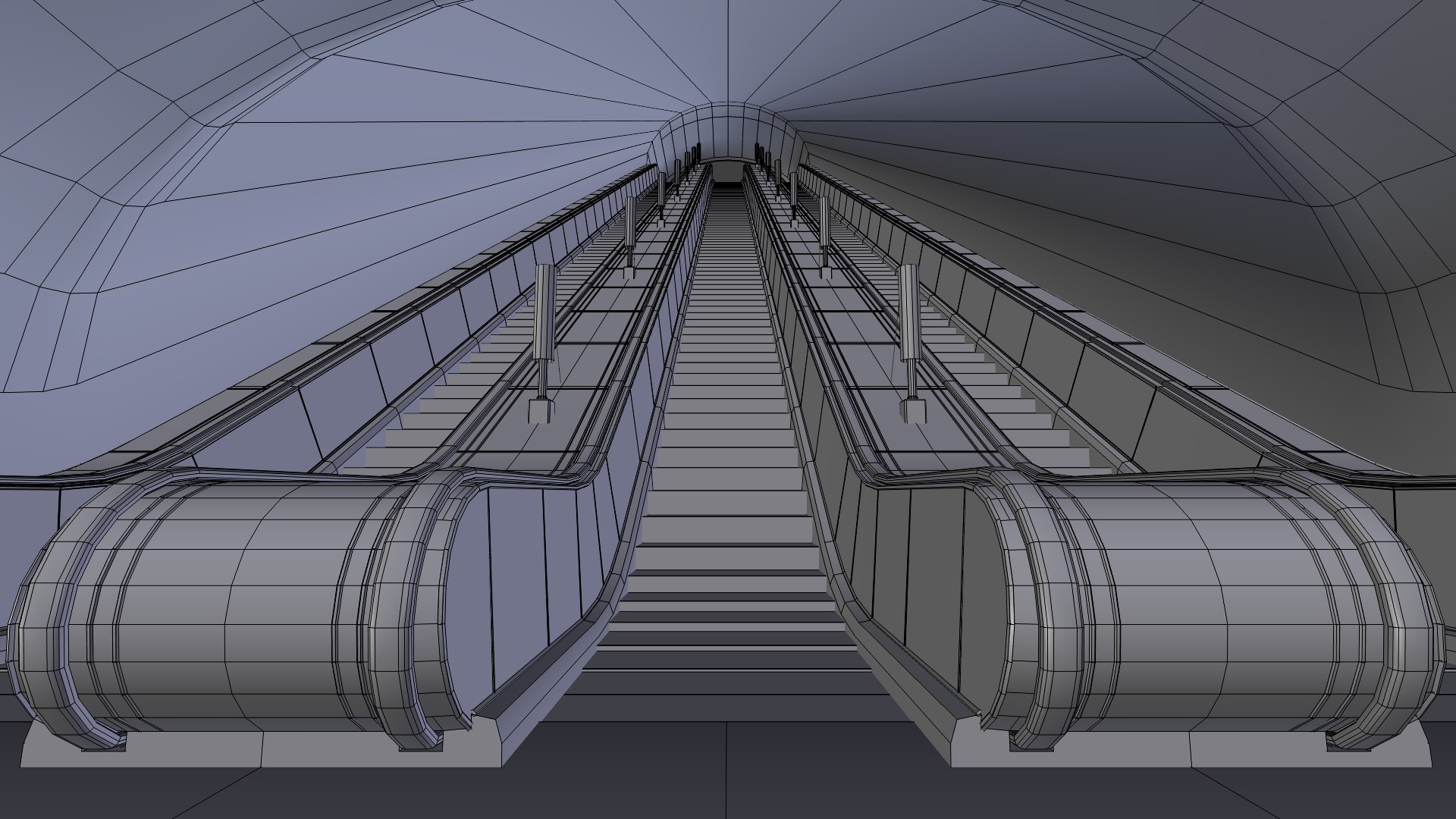 Underground Escalator 3ds