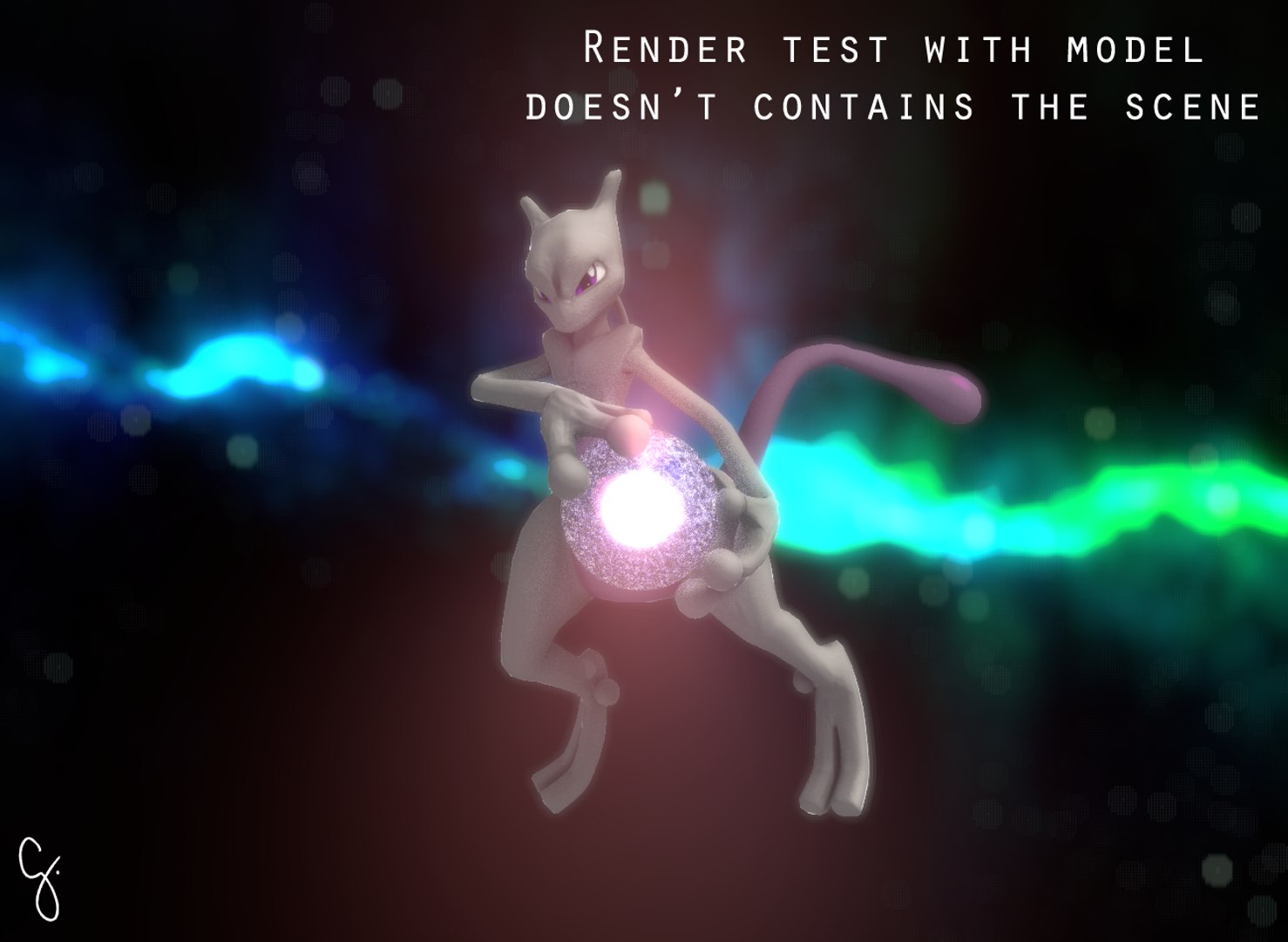 3d Mewtwo Gabriel Casamasso