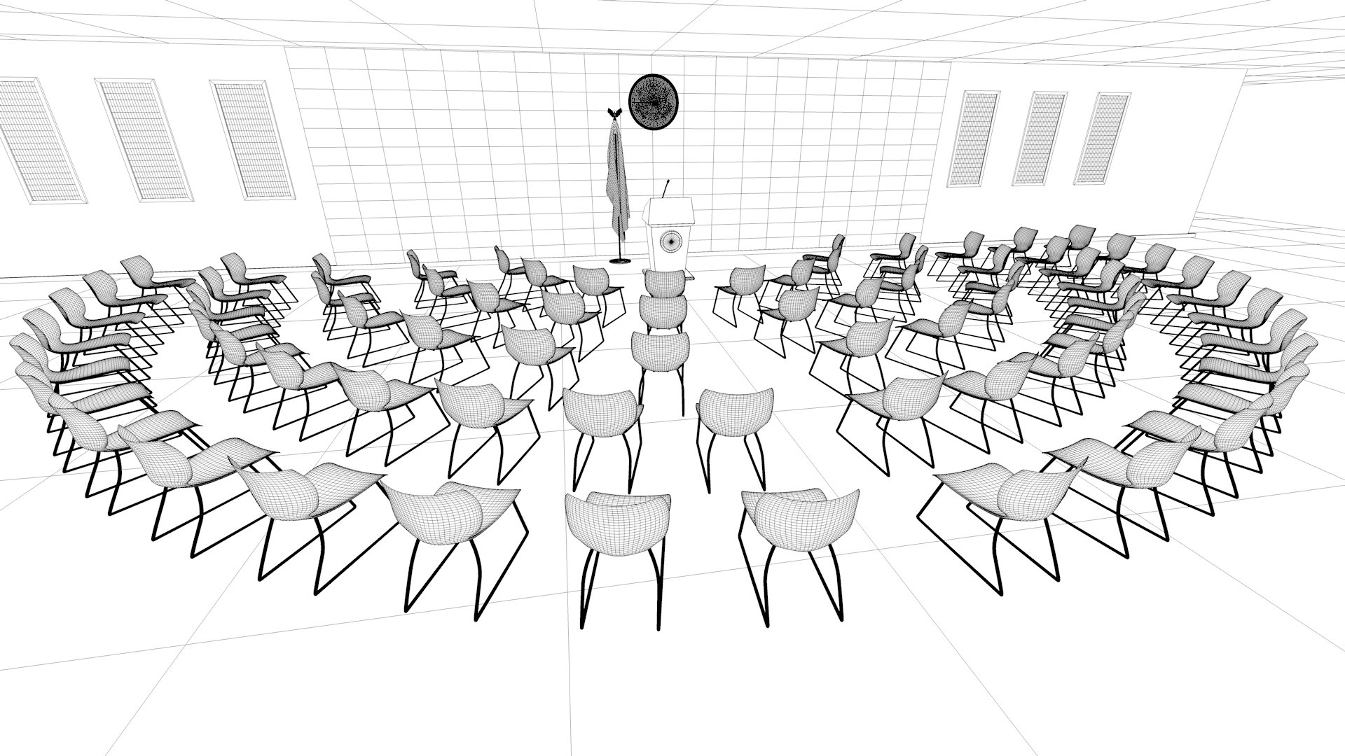 3D Model Conference Room - TurboSquid 2108416