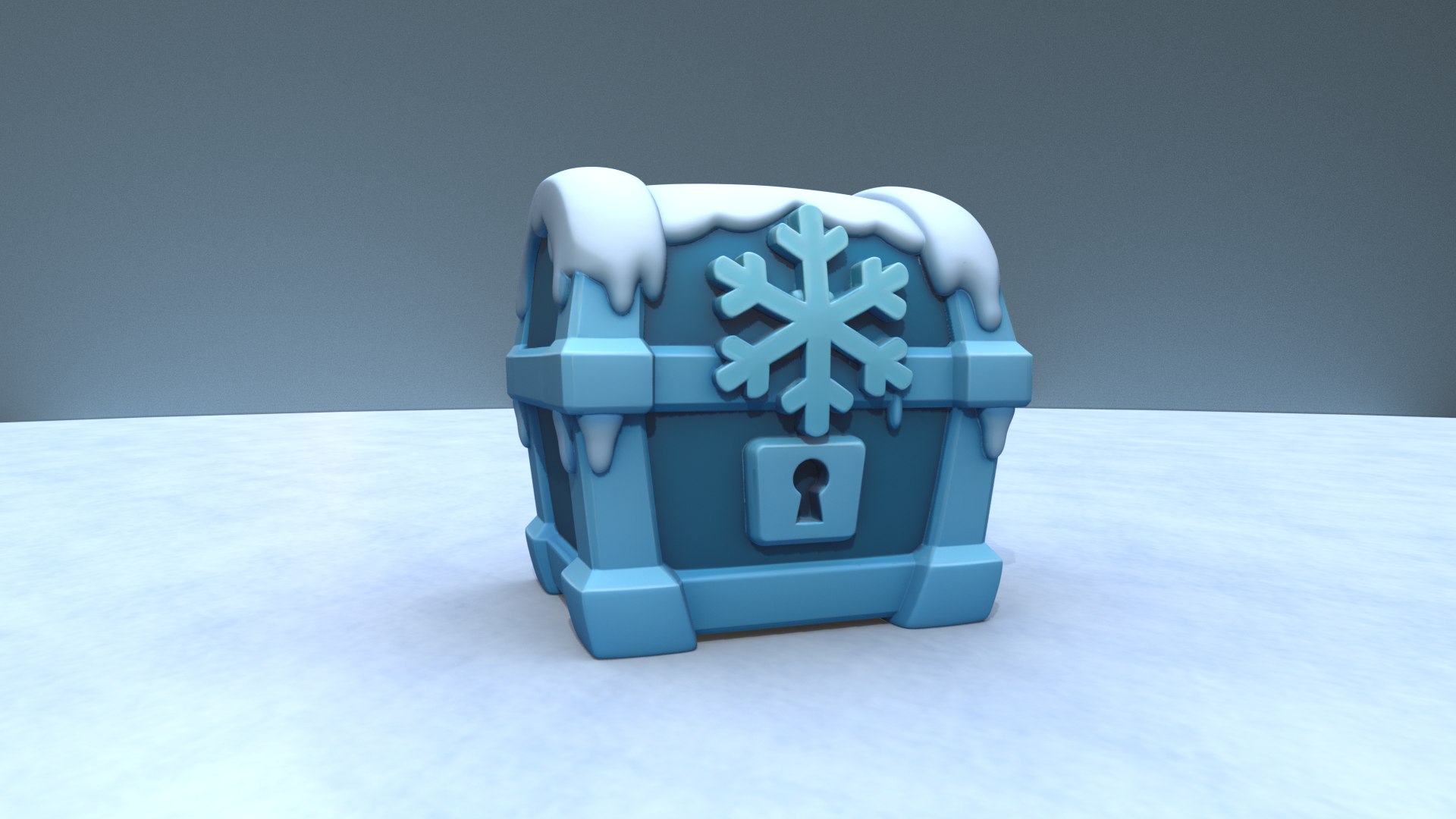3D Frozen Chest - Stylized Ice Loot Box 3D Model - TurboSquid 2428849
