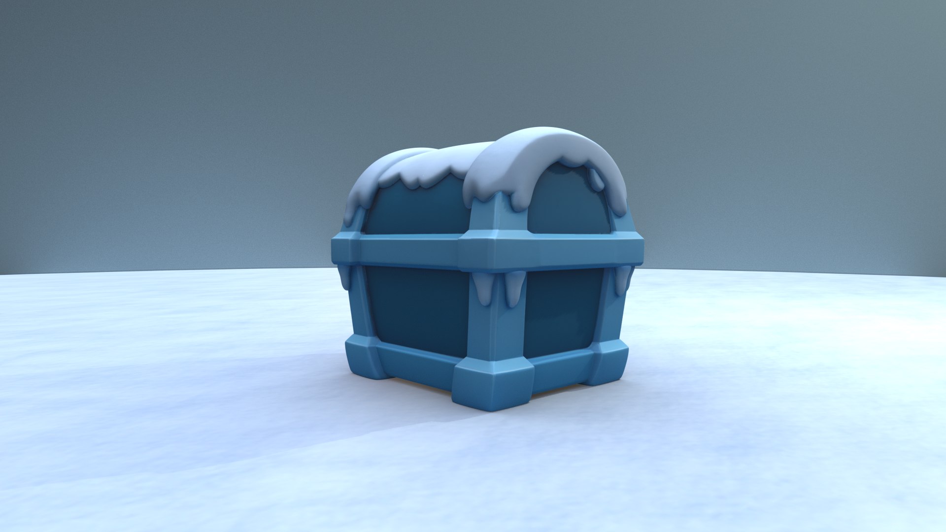 3D Frozen Chest - Stylized Ice Loot Box 3D Model - TurboSquid 2428849