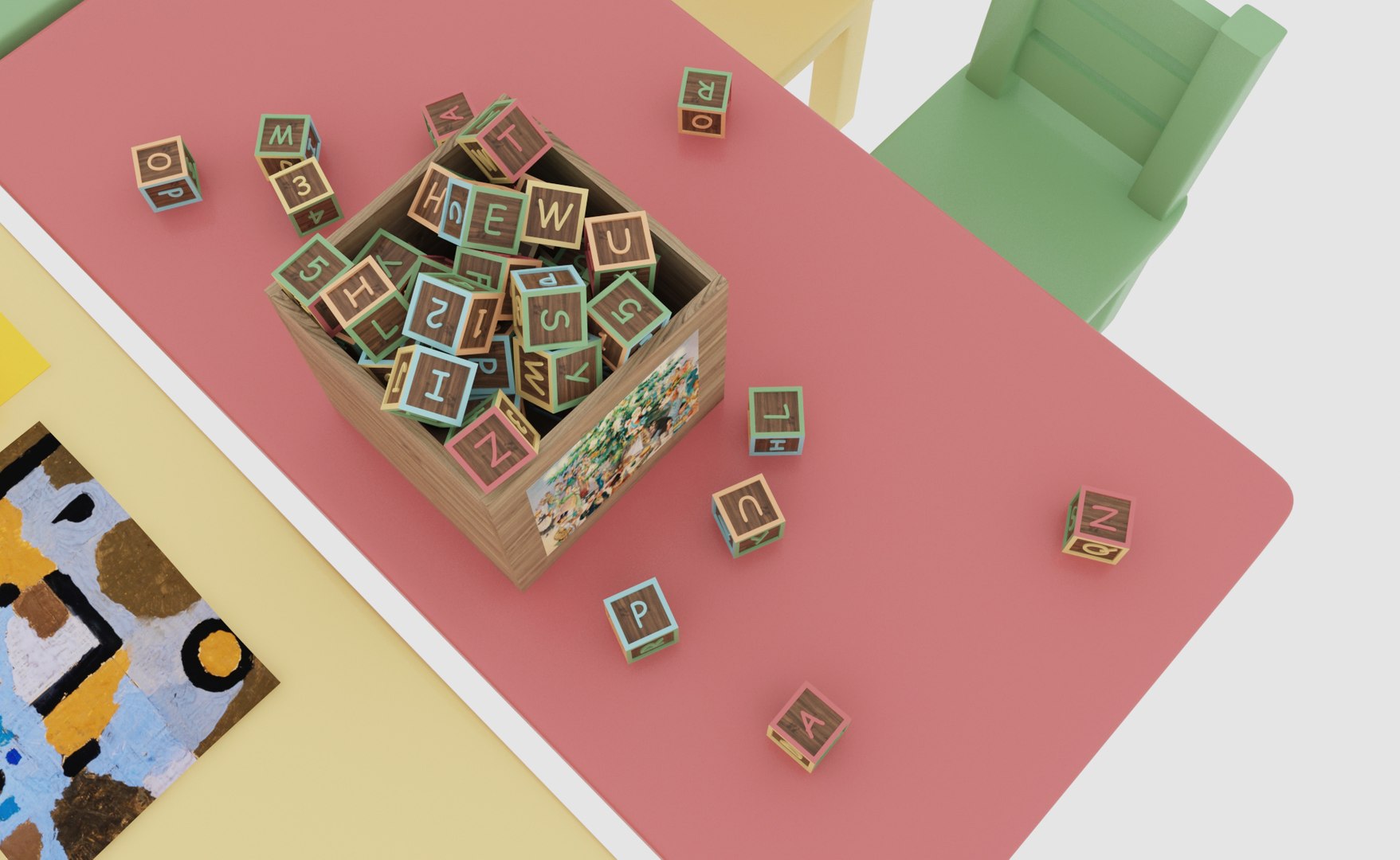 3D Playground Tables Model - TurboSquid 2497920