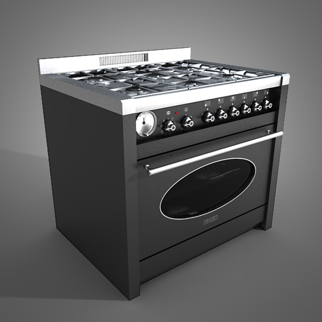 Kitchen Oven 3d Obj