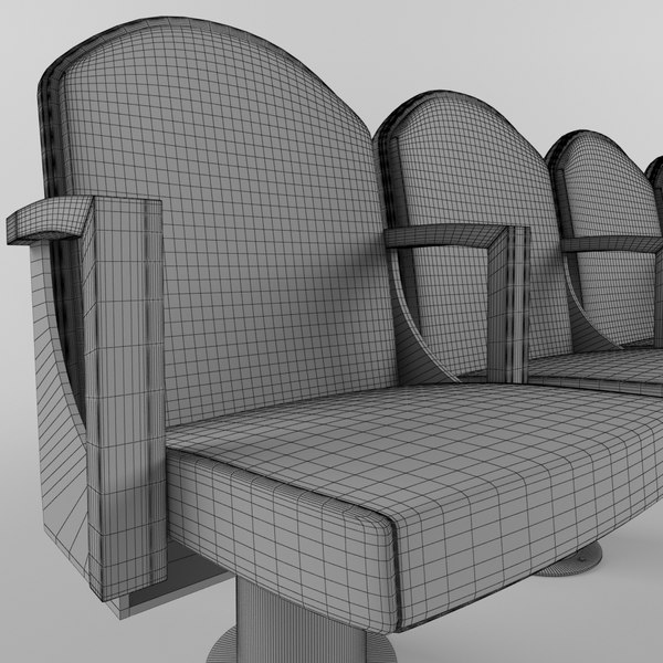 3d ascender theatre chair model