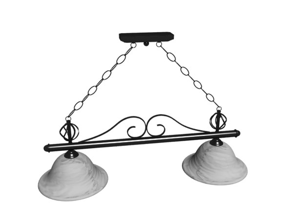 maya overhead table light interior