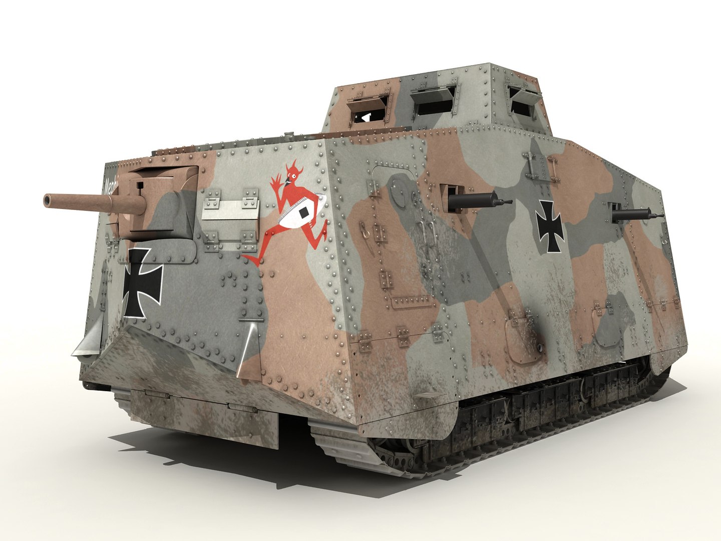 a7v tanks 3d max