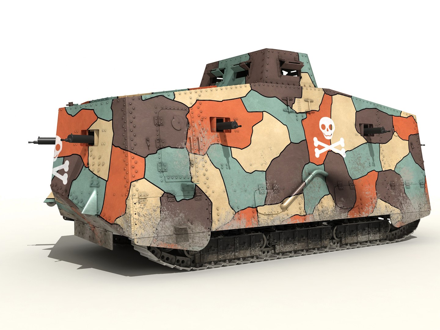 a7v tanks 3d max