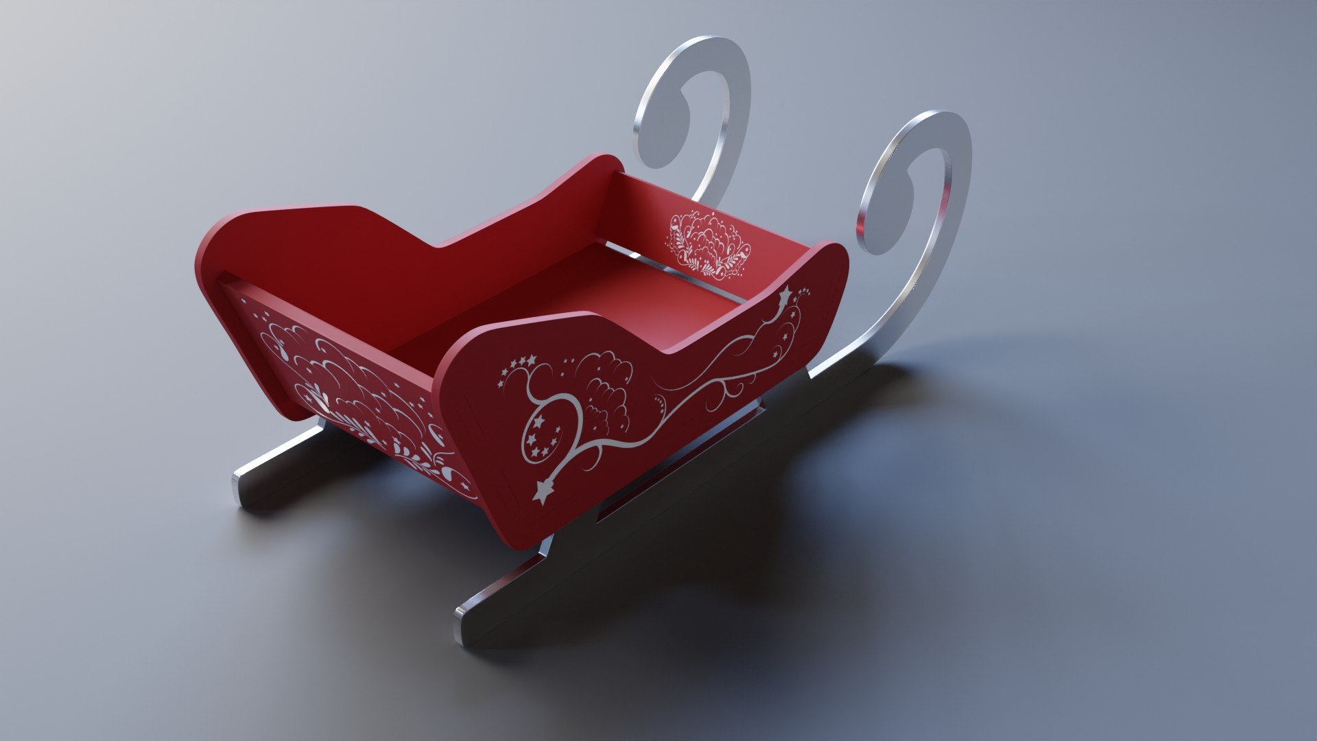 3D Toy Sleds Model - TurboSquid 1644753