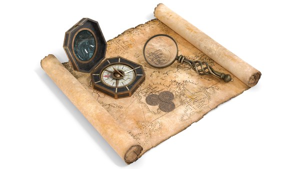 Treasure Map Blender Models for Download | TurboSquid