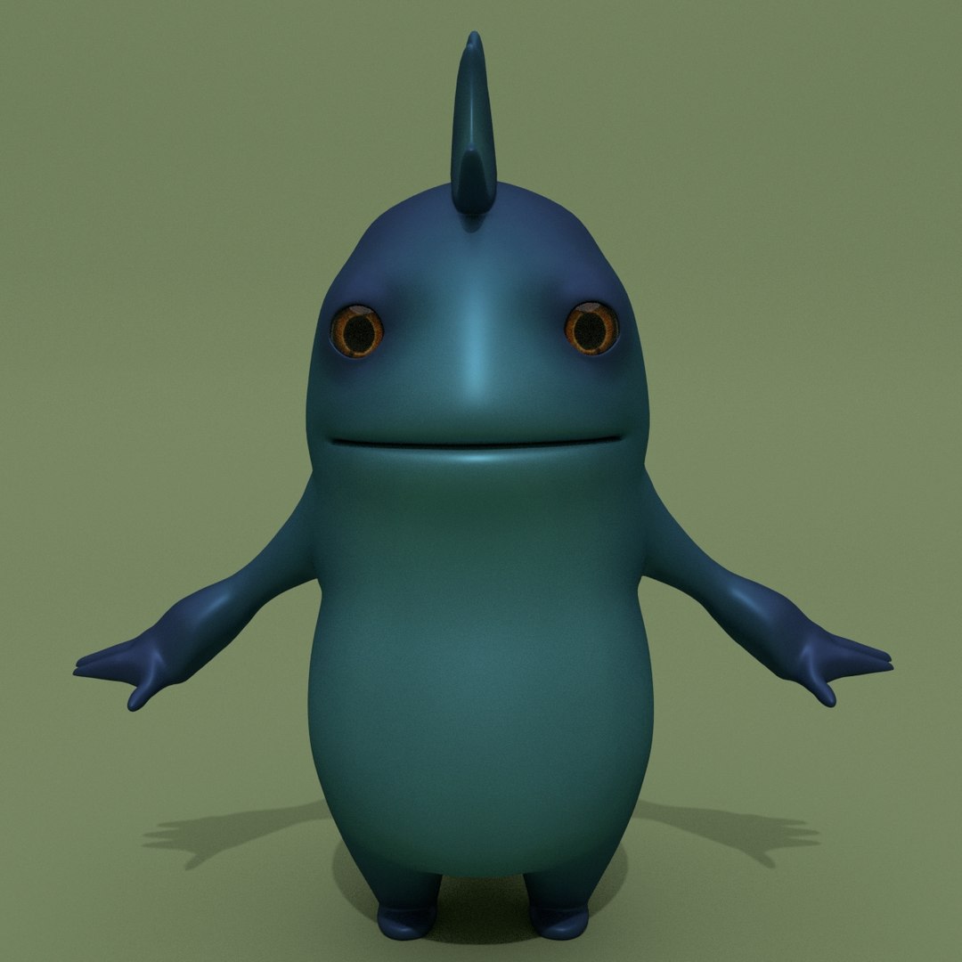 3D Monster Cartoon Sweetie Model - TurboSquid 1195249